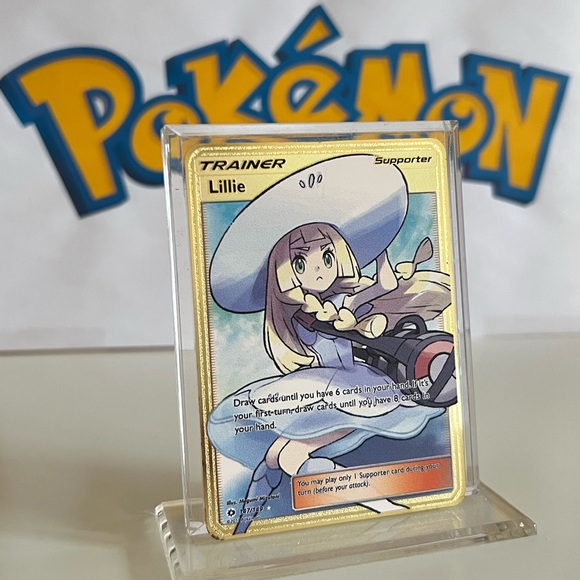 Pokemon | Toys | Pokmon Trainer Lillie 47149 Full Art Sun Moon Near ...